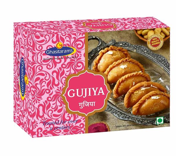GHASITARAM'S Special Gujiya 150gms Gift Box for All Indian Festivals ...