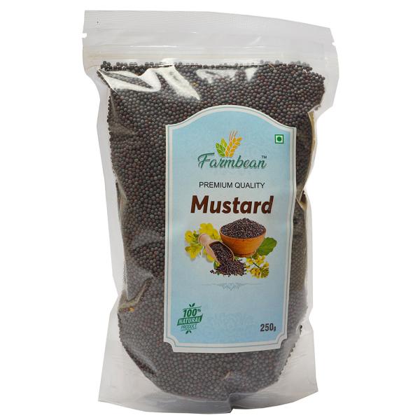 Farmbean Natural Mustard Seeds 250gms| Sarso seed | Whole Rai | Whole ...