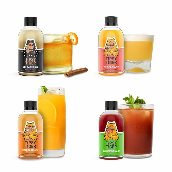Tipsy Tiger Fuss Free Cocktail Mixer- Assorted Pack of 4 - JioMart