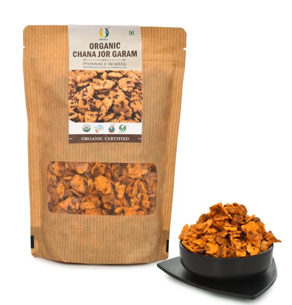 Matratva Organic Chana Jor Garam Namkeen| Healthy Indian Snacks ...