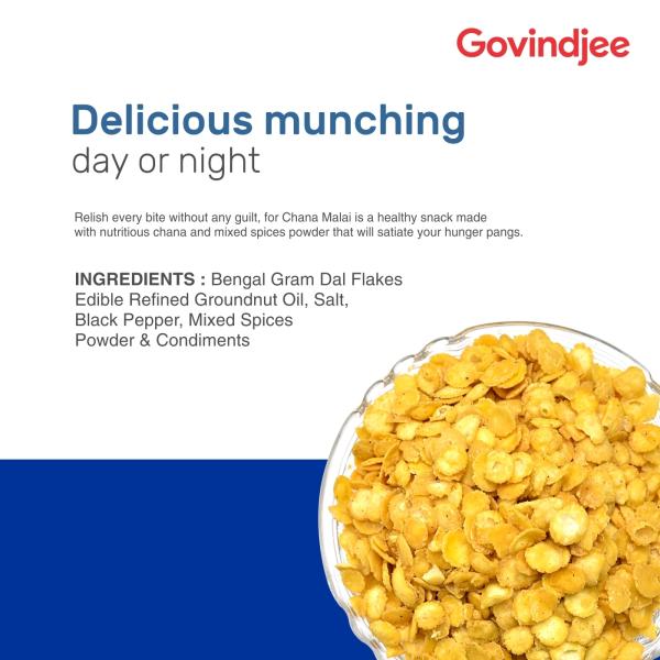 Govindjee Tasty Chickpea Flakes | Chana Malai | Ready to eat Snacks ...