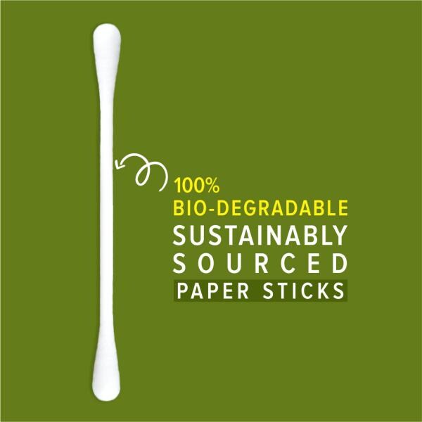 TULIPS Premium Cotton Ear Buds/Swabs {pack of 5} with White PAPER ...