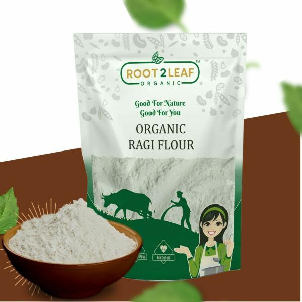 Root2leaf Organic Ragi Flour 500gm - JioMart