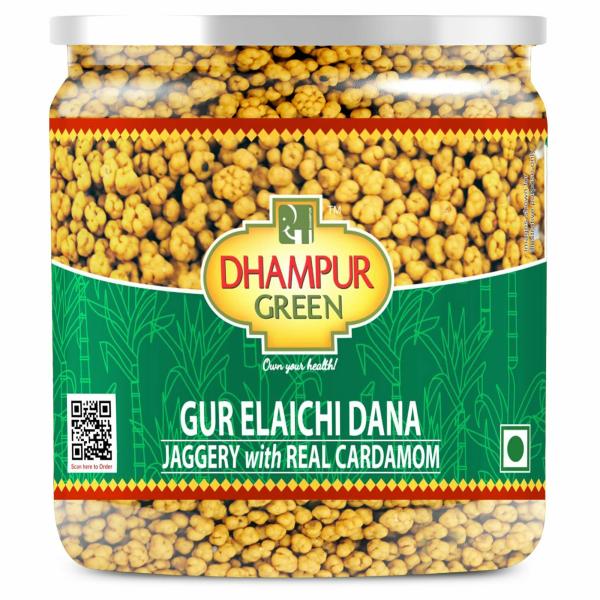 Dhampur Green Gur Snack Gift Box Hamper| 2 Gur Saunf -250g , 1 Gur ...