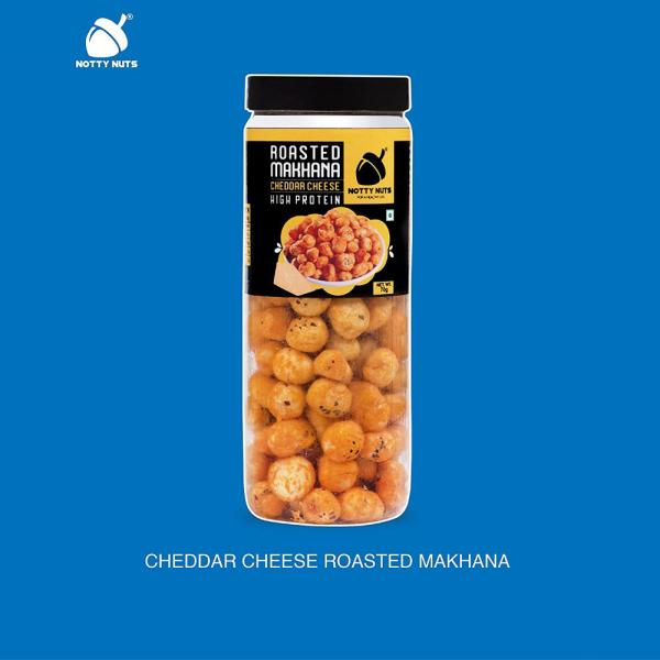 NOTTY NUTS Cheddar Cheese Flavor Makhana (Pack of 3) - JioMart