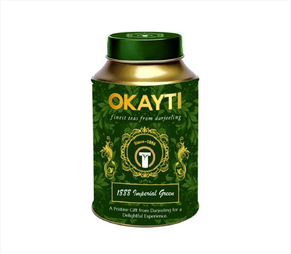 Okayti 1888 Imperial Green Darjeeling Green Tea -100 Gm | 100% Organic ...