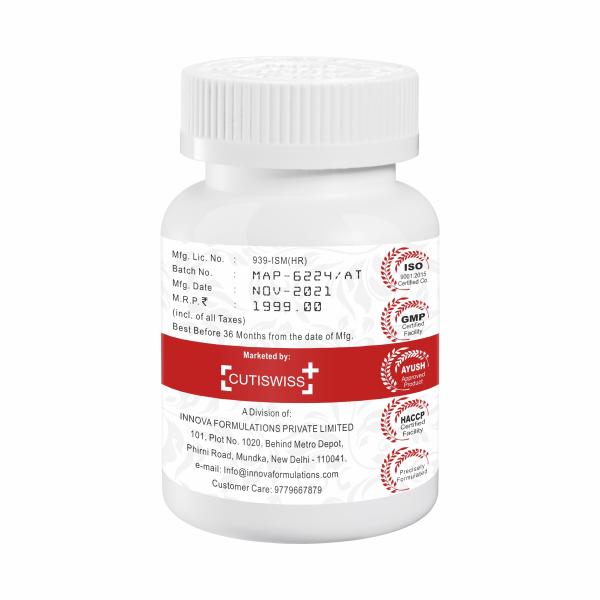 Cutiswiss SWISSPLATE Platelet Increase 60 Tablet (1650mg) - JioMart