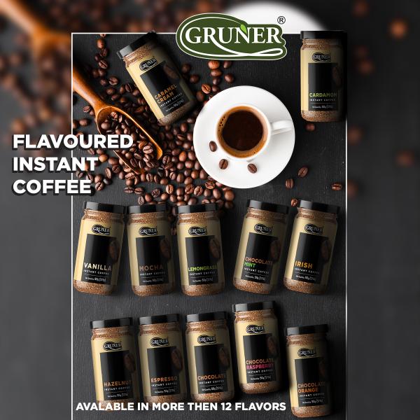 Gruner Hazelnut Instant Coffee - 50 grams - JioMart