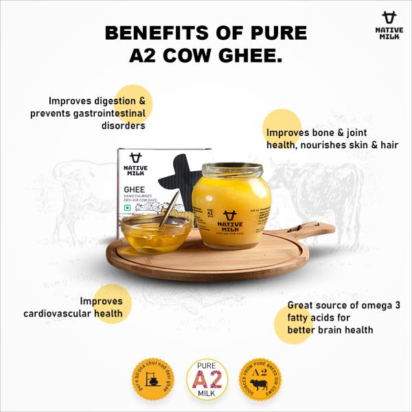 Native Milk - Pure A2 Cow Ghee | With A2 Milk Protein | Pure Desi Gir ...