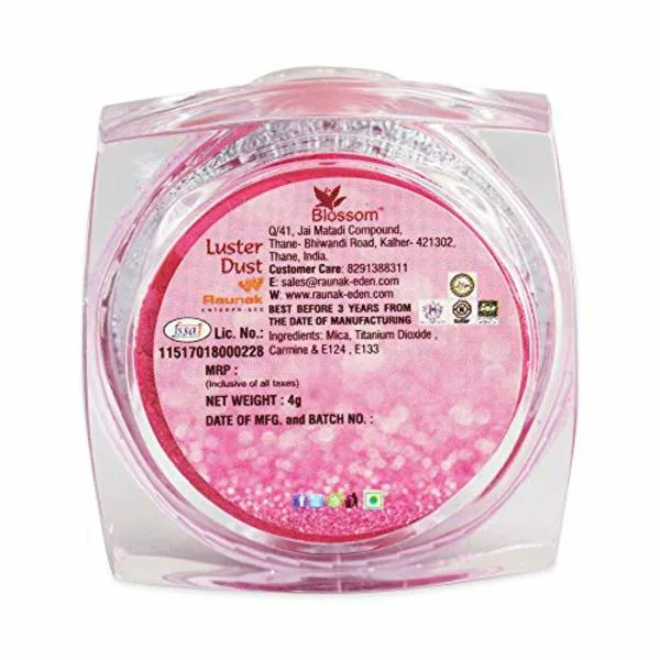 BLOSSOM Edible Metallic Luster Dust for Cake Icing Decoration 4 g - JioMart