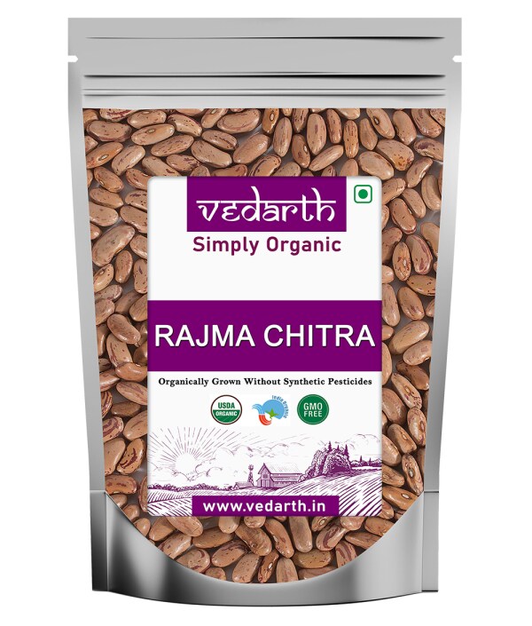 Vedarth Organic White Rajma Chithra (Whole) (5 kg) - JioMart