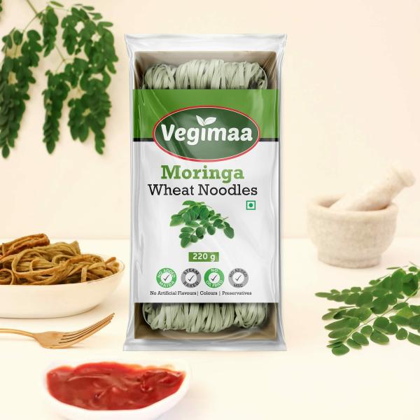 Vegimaa Moringa Wheat Noodles, Made with whole wheat flour and moringa ...