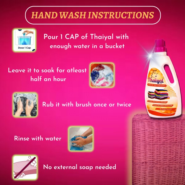 Thaiyal Liquid Detergent - 1Kg (Pack of 1) - JioMart