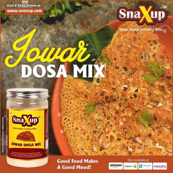 SnaXup Instant Jowar Dosa Mix | Ready to cook | Crispy Home made Dosa ...