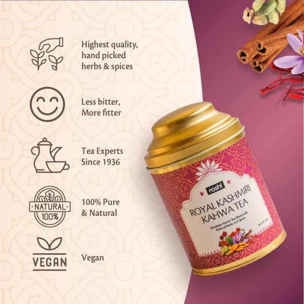 Roshi Royal Kashmiri Kahwa Tea | 100g - JioMart