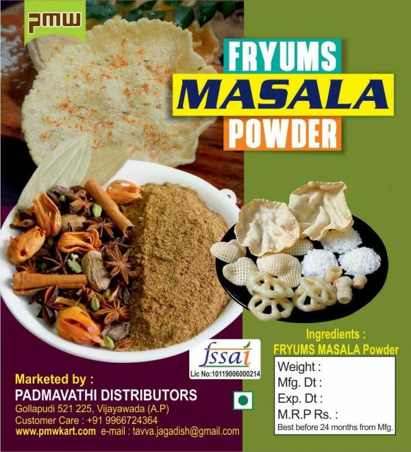 PMW - 3D Diamond Shape Fryums - Raw - Vadiyalu - 500 Grams - Free 15 ...