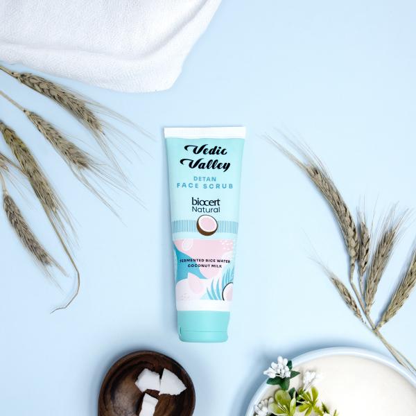 VEDIC VALLEY DETAN FACE SCRUB CERTIFIED NATURAL - JioMart
