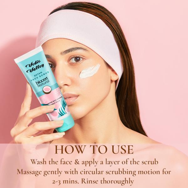 VEDIC VALLEY DETAN FACE SCRUB CERTIFIED NATURAL - JioMart