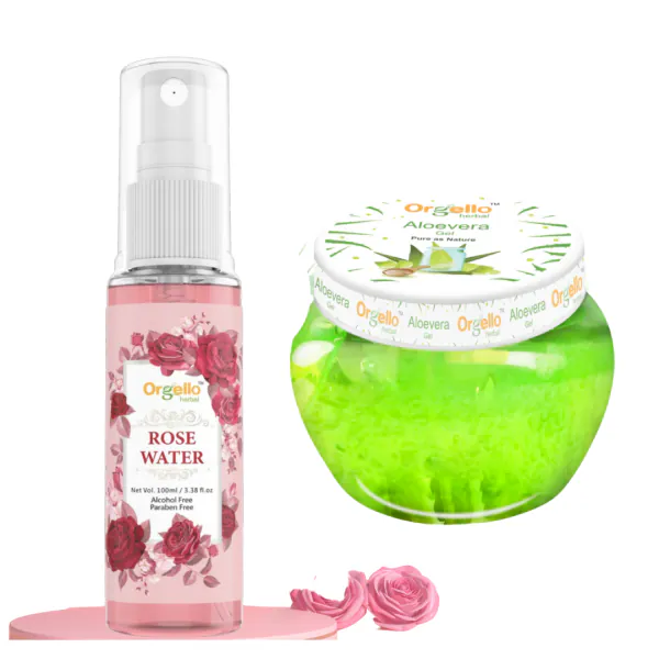 Orgello herbal Aloe Vera Gel | Aloe vera massage gel for face I Aloe ...