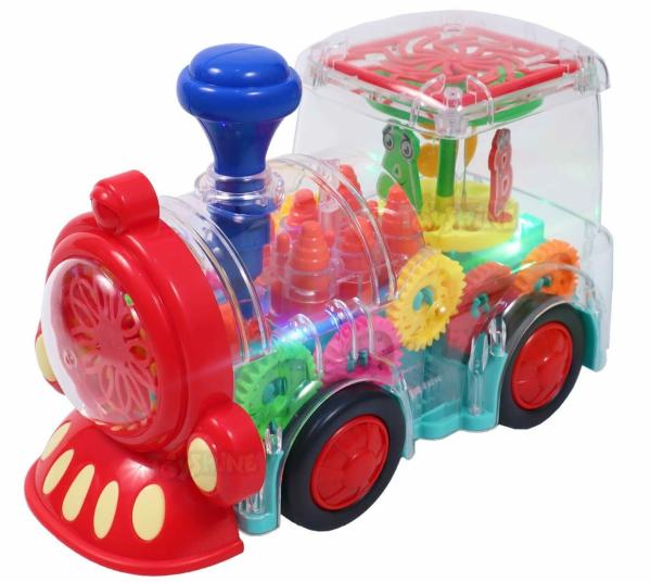 Toyshine Transparent Train Concept Musical and 3D Lights Kids ...