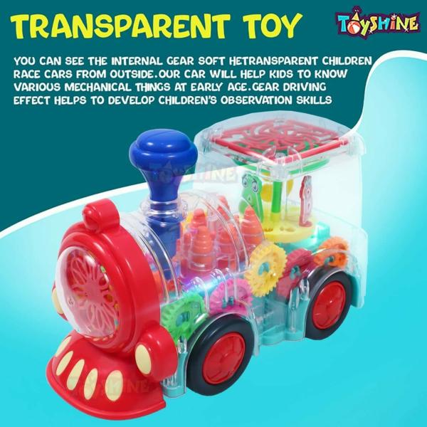 Toyshine Transparent Train Concept Musical and 3D Lights Kids ...