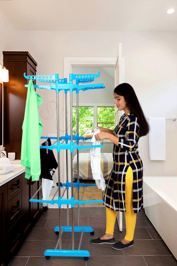 LOOT-LEY stand Clothes Drying Rack Folding Clothes Rail Clothes Horses ...