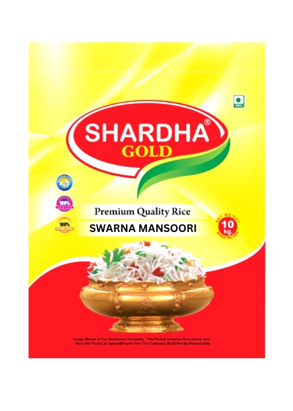 SHARDHA GOLD Swarna | Mansoori Parboiled Rice 10 Kg - JioMart
