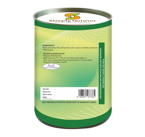 Simply Naturos Roasted Chilli Garlic Sticks | Spicy Crunchy Crack ...