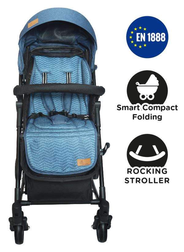 R For Rabbit Rock N Roll Blue Baby Stroller - JioMart