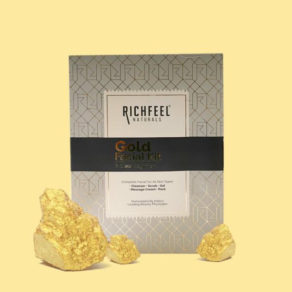 Richfeel Gold Facial Kit 5x6 G - JioMart