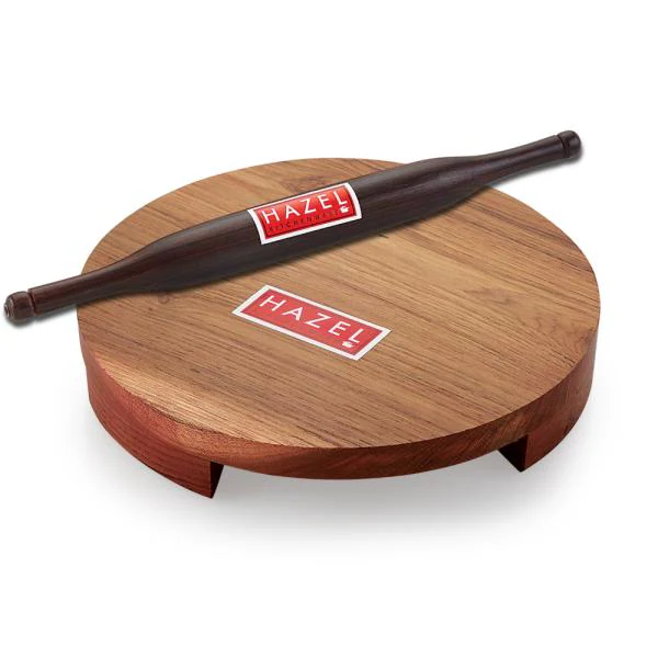 HAZEL Sagwan Polpat Chakla Roti Chapati Maker 24 cm With Sheesham Roti ...