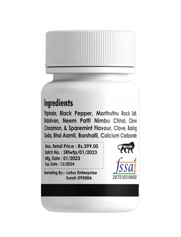 CONWY 100% Organic Triphala, Black Pepper, Morthuthu Based Teeth ...