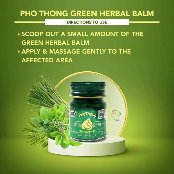 HONG THAI HERBAL INHALANT I Twin Swan Herbal Green Balm for Injuries ...