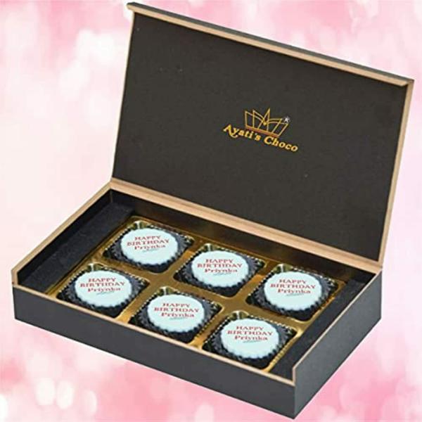 Ayatis Choco Customized Birthday Chocolate Gift Box Pan Bahar 18 Pieces ...