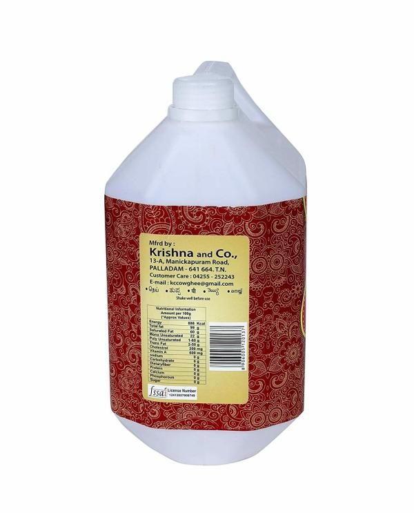 KC Cow Desi Ghee 5 Litre Clarified Butter Danedar Ghee 100% Pure Lab ...