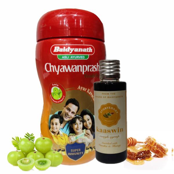 Baidyanath Jhansi Chyawanprash Awaleha 1Kg, With 50g-Kaaswin Cough ...