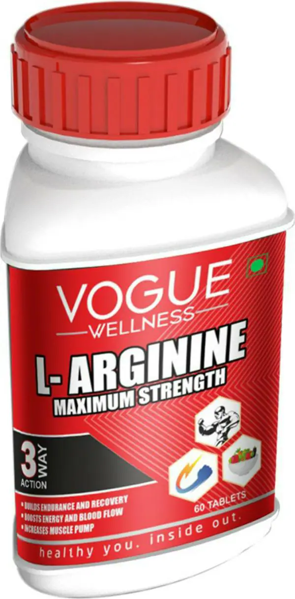 Vogue L-Arginine Tablets For Strength Stamina Performance And Muscle ...