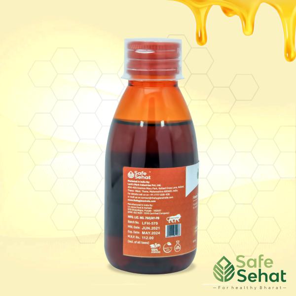 SafeSehat Honey Cough Syrup Formula-100Ml | Natural, Ayurvedic |Useful ...