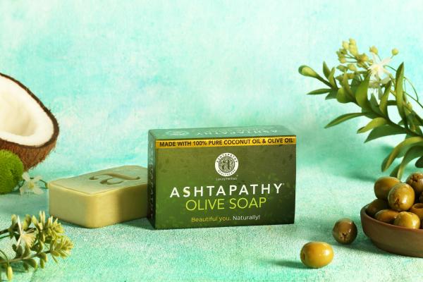 Ashtapathy 4 Olive Soap & 1 Hand Wash Combo - JioMart