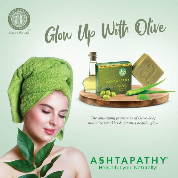 Ashtapathy 4 Olive Soap & 1 Hand Wash Combo - JioMart