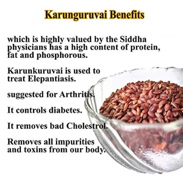 Thanjai Organics Karunkuruvai Rice 5Kg | Karunguruvai Handpounded Rice ...