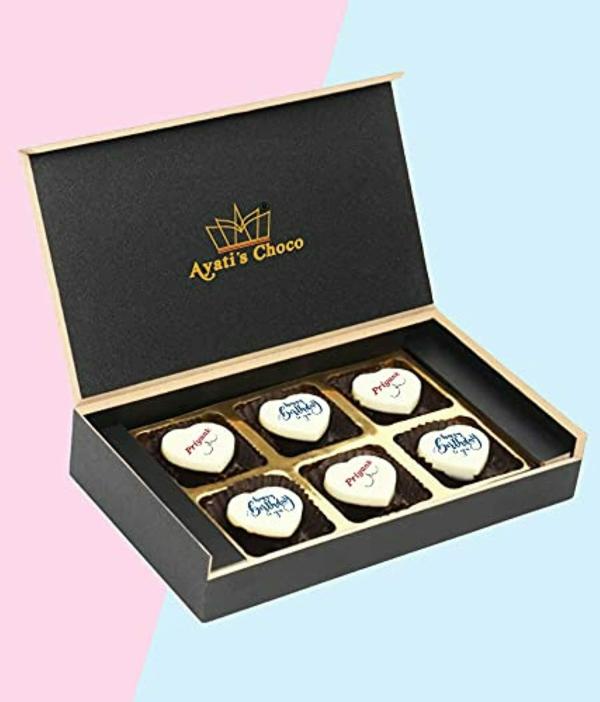 Ayatis Choco Customized Birthday Chocolate Gift Box Pan Bahar 6 Pieces ...
