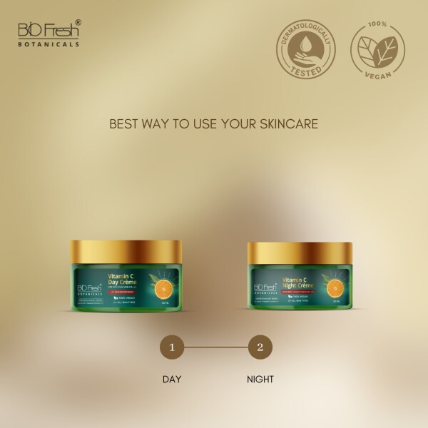 BioFresh Botanicals Vitamin C- Day Cream 50ml & Night Cream 50ml ...