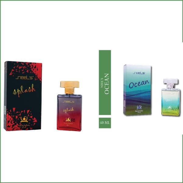Neel's Combo Pack Of Splash and Ocean Perfume For Men & Women - 60 Ml ...
