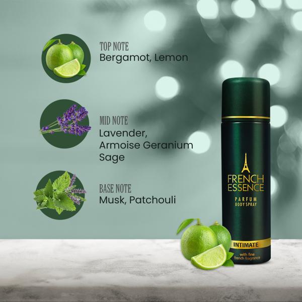 French Essence No Gas and Perfume Combi Pack (Desire, Intimate , Bloom ...