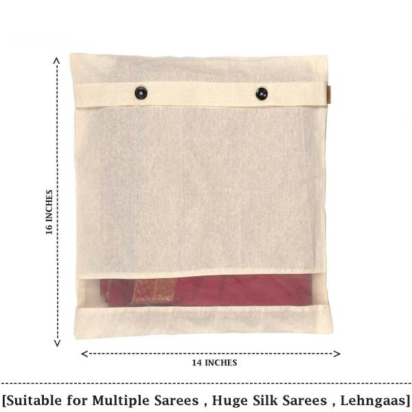 JD Fresh 12 PCS Saree Storage Bags Wardrobe Organizer for Storage ...