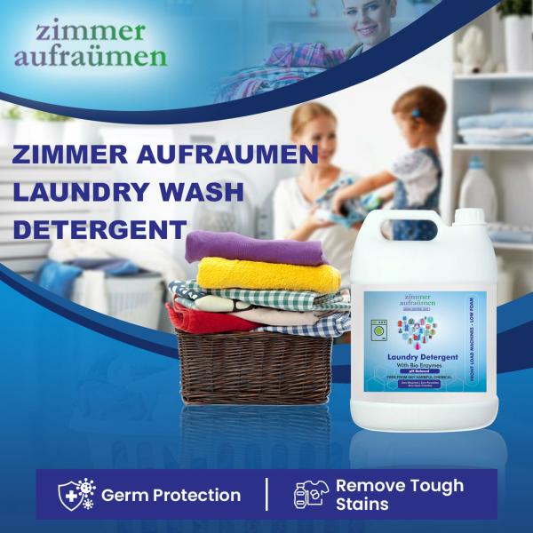 Zimmer Aufraumen Front Load Liquid Detergent (5 Liters) - JioMart