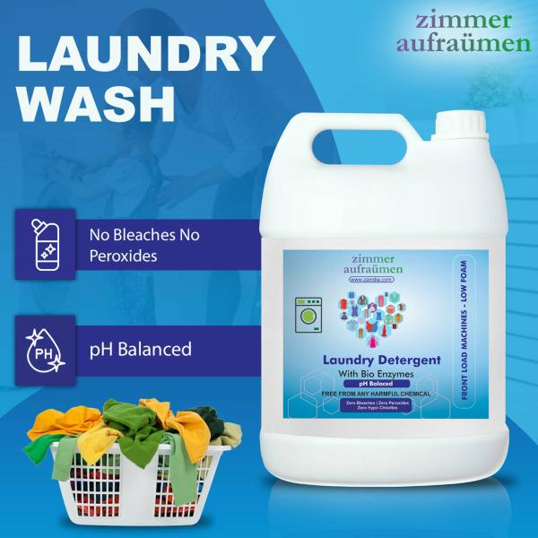 Zimmer Aufraumen Front Load Machine Liquid Detergent (5 Liters) - JioMart