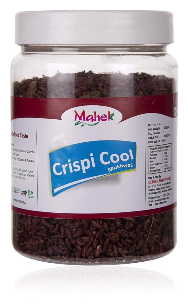 Mahek Crispy Cool Mukhwas Mouth Freshener After-Meal 300 G - JioMart