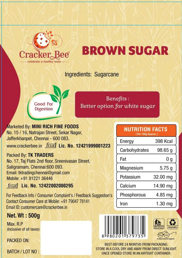 Cracker Bee Brown Sugar - JioMart